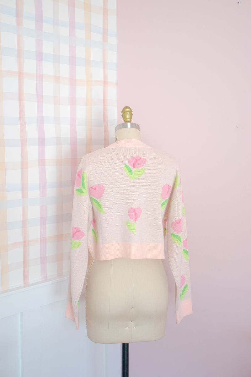 Tulip Cropped Cardigan ♡ – LoveAprilMoon