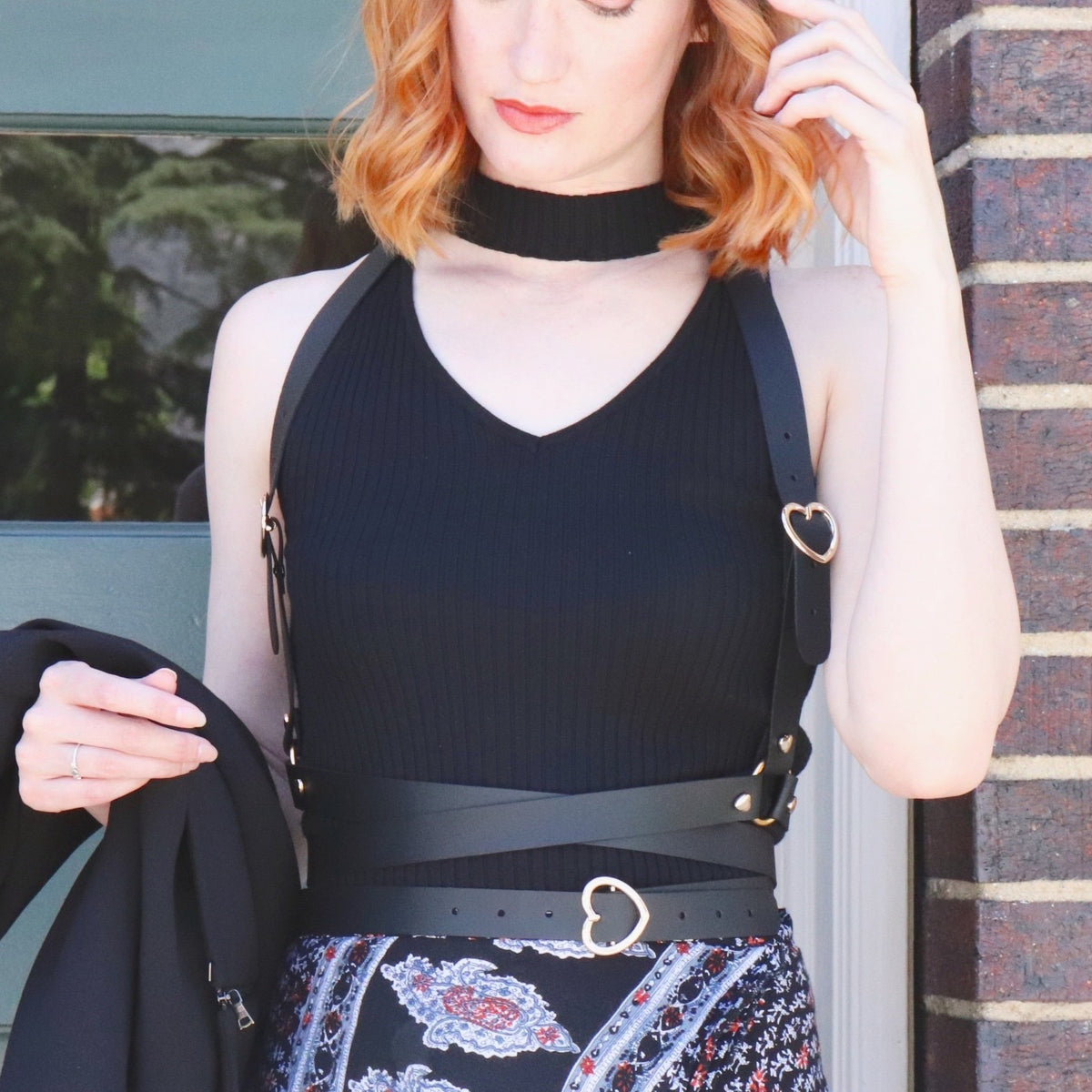 Black Heart Body Harness – LoveAprilMoon